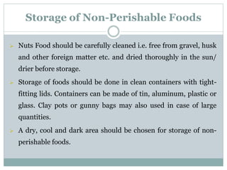 Types of food based on its perishability | PDF