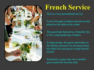 Types Of Restaurant Service