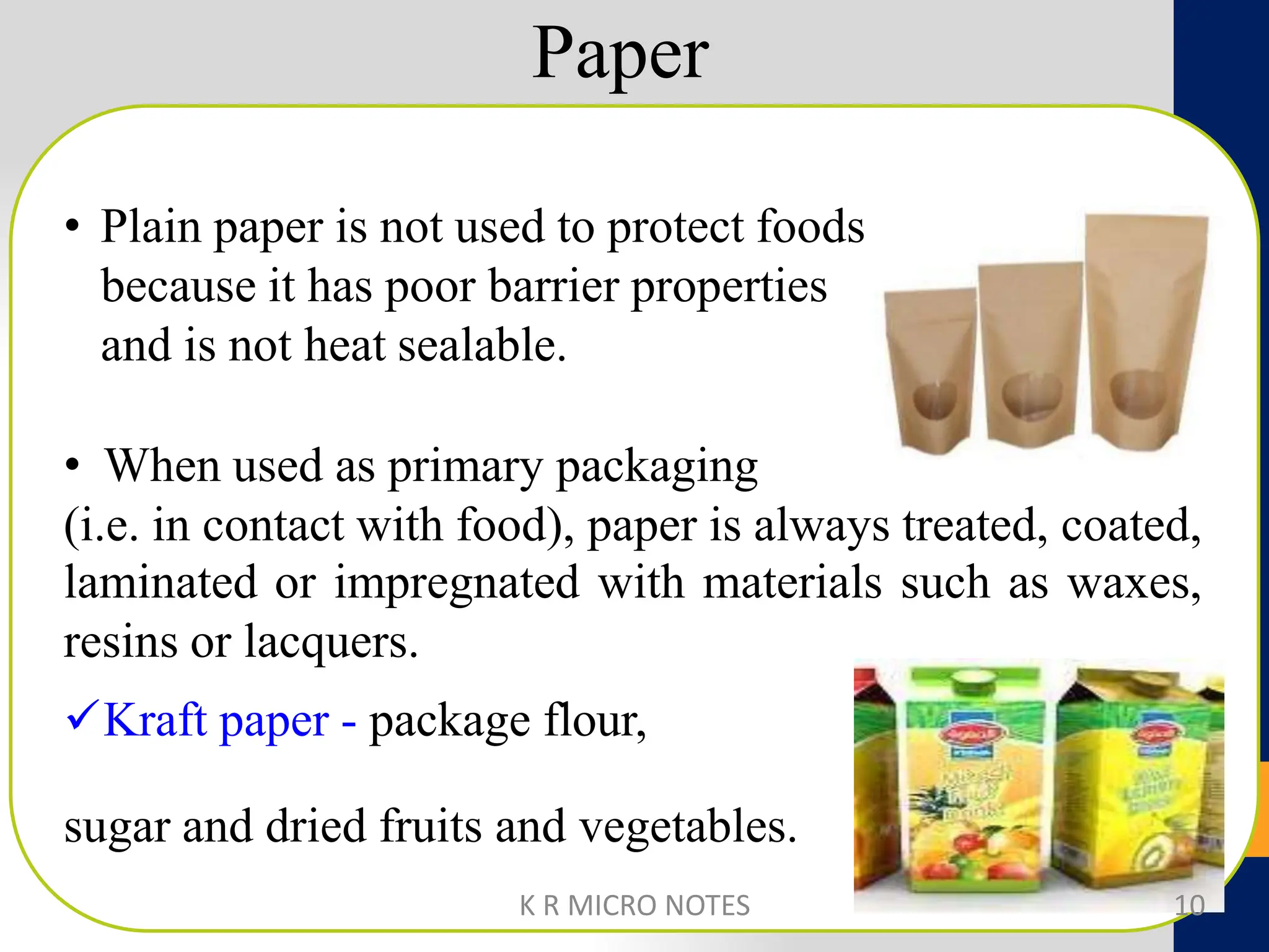 Types of Food packaging materials .pptx