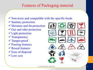 Types of Food packaging materials .pptx