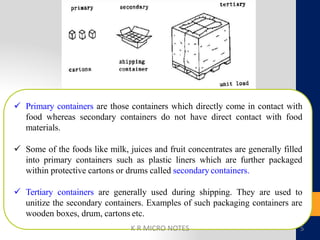 Types of Food packaging materials .pptx