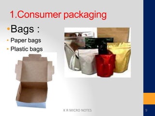 Types of Food packaging materials .pptx