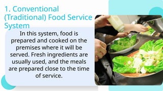 Types Of Food Service sa home management | PPT