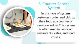 Types Of Food Service sa home management | PPT