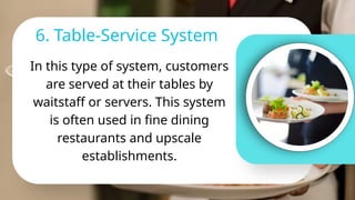 Types Of Food Service sa home management | PPTX