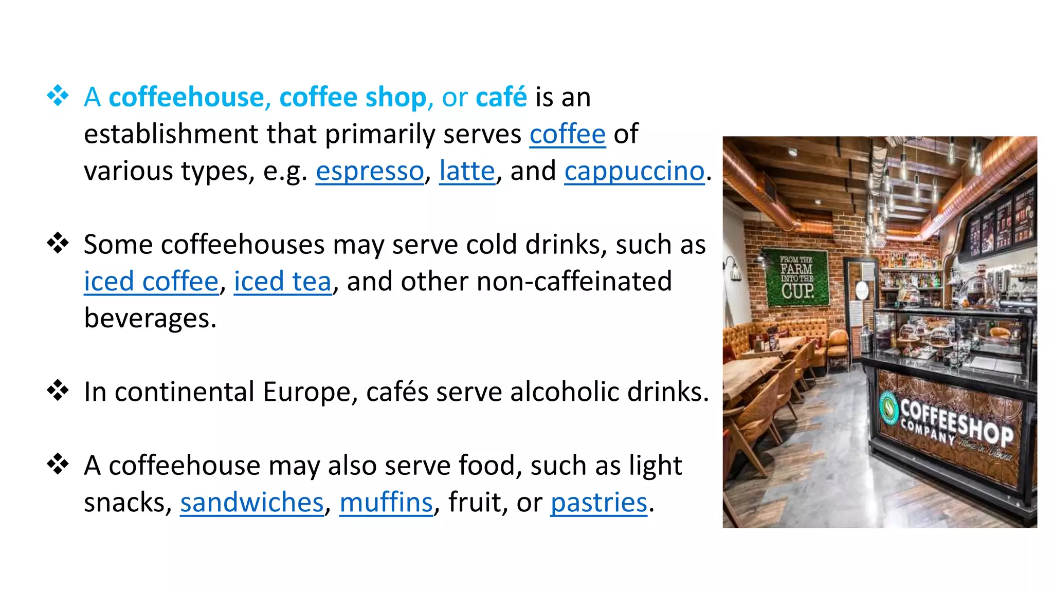 Types of food service establishments | PPTX