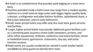 Types of food service establishments | PPTX