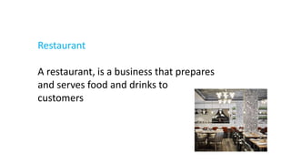 Types of food service establishments | PPTX