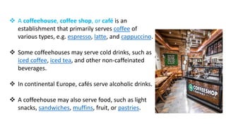 Types of food service establishments | PPTX