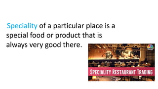 Types of food service establishments | PPTX