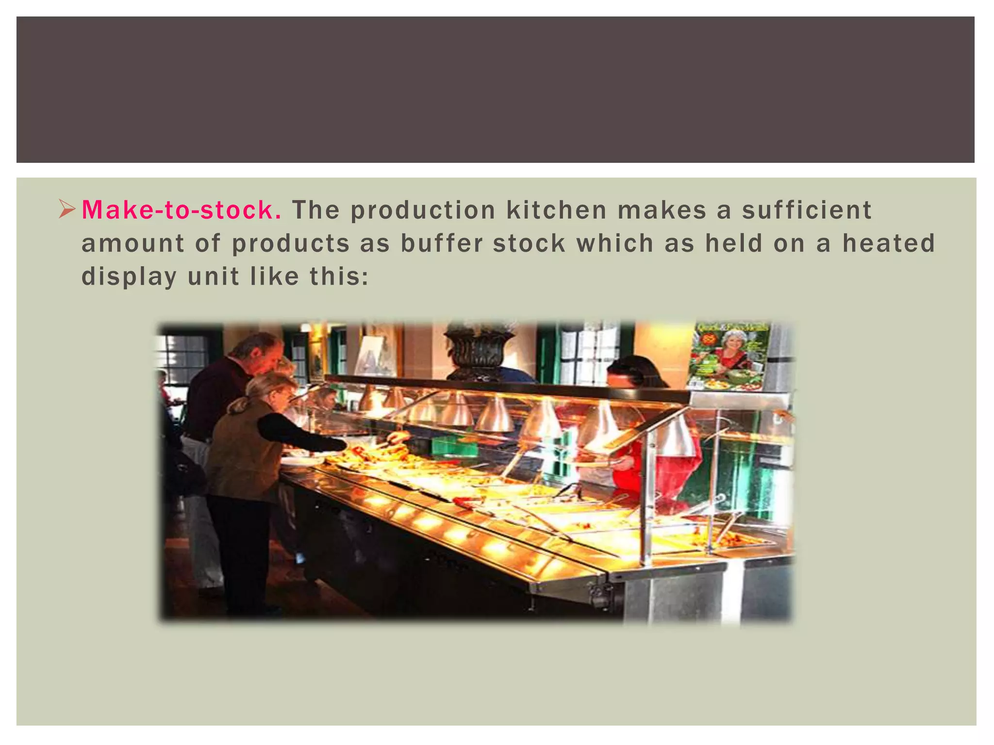 Types of Food Service System | PPTX