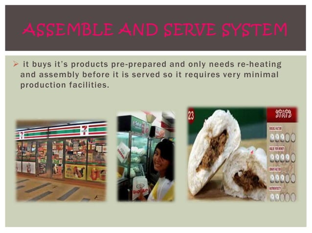 Types of Food Service System | PPTX