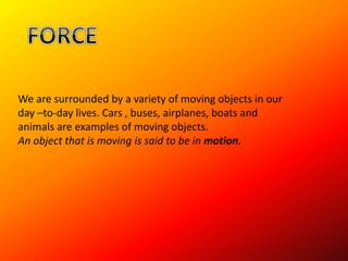 Types of forces | PPTX
