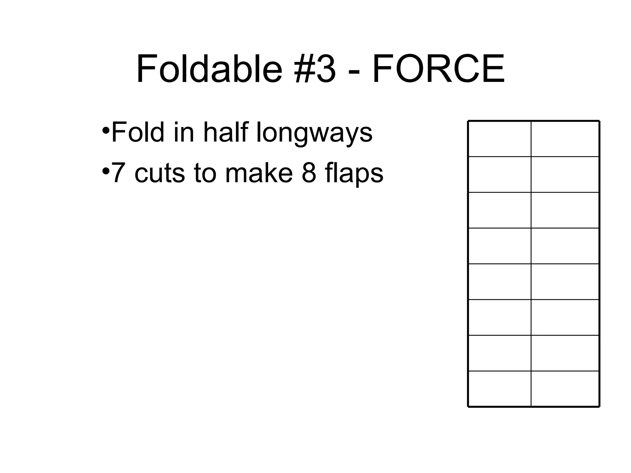 Types of forces foldable | PPT