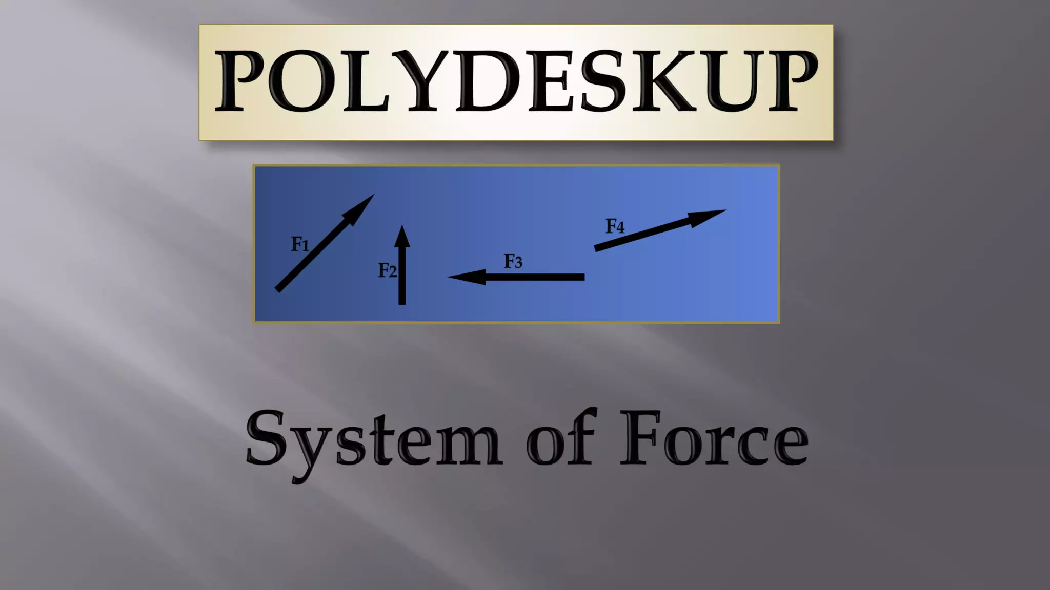 System of forces and its type || polytechnic P P KUSHWAHA | PDF