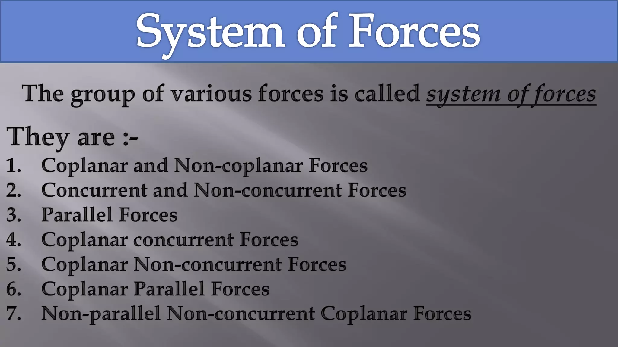 System of forces and its type || polytechnic P P KUSHWAHA | PDF