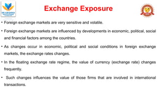 Types of foreign exchange exposure and calculation of exposure | PPT