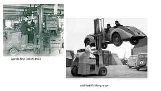 Types of forklifts | PPTX