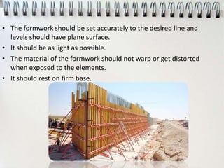 Types of formwork | PPT