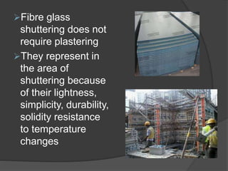 Types of modern construction formwork | PPTX