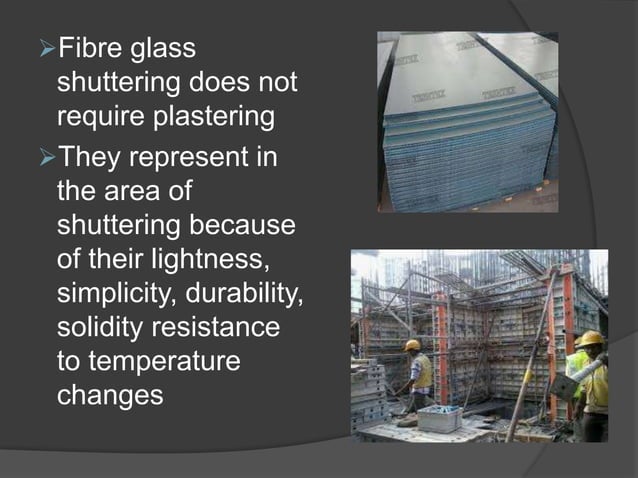 Types of modern construction formwork | PPTX