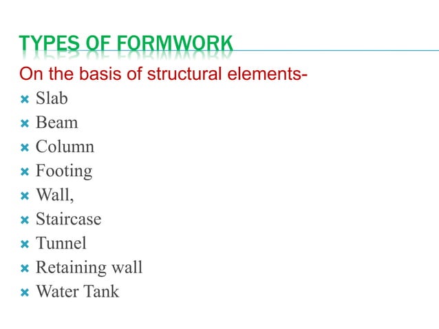 Types of Formwork, Construction & Materials.pptx