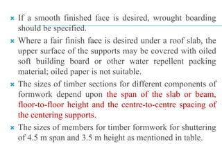 Types of Formwork, Construction & Materials.pptx