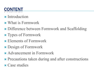 Types of Formwork, Construction & Materials.pptx
