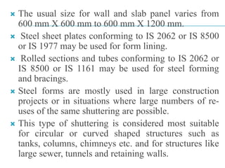 Types of Formwork, Construction & Materials.pptx