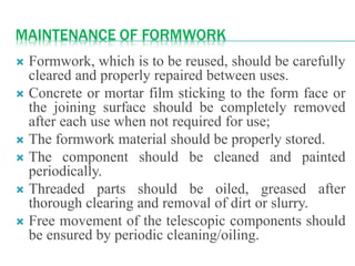 Types of Formwork, Construction & Materials.pptx