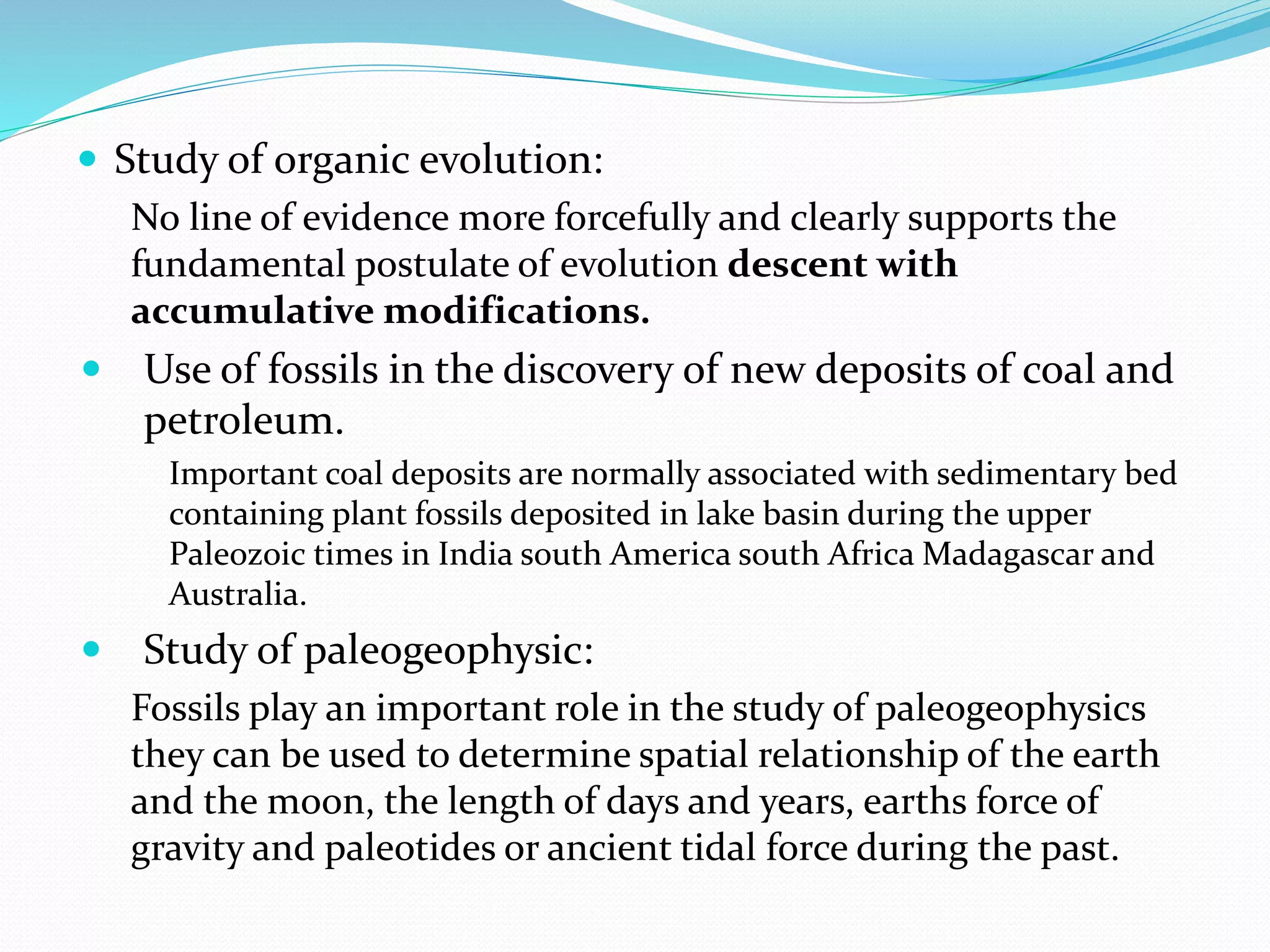 Types of fossils and uses | PPTX