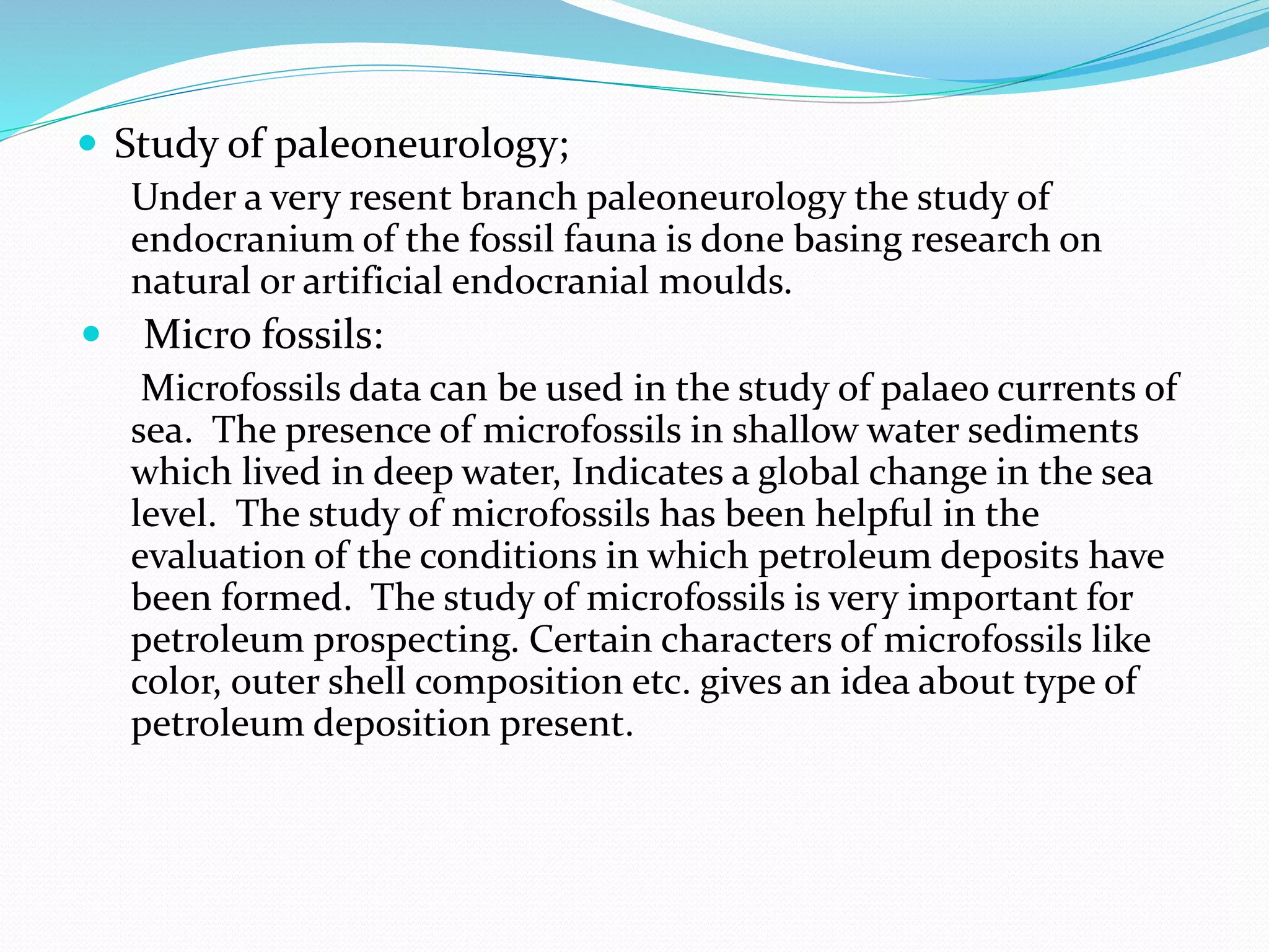 Types of fossils and uses | PPTX