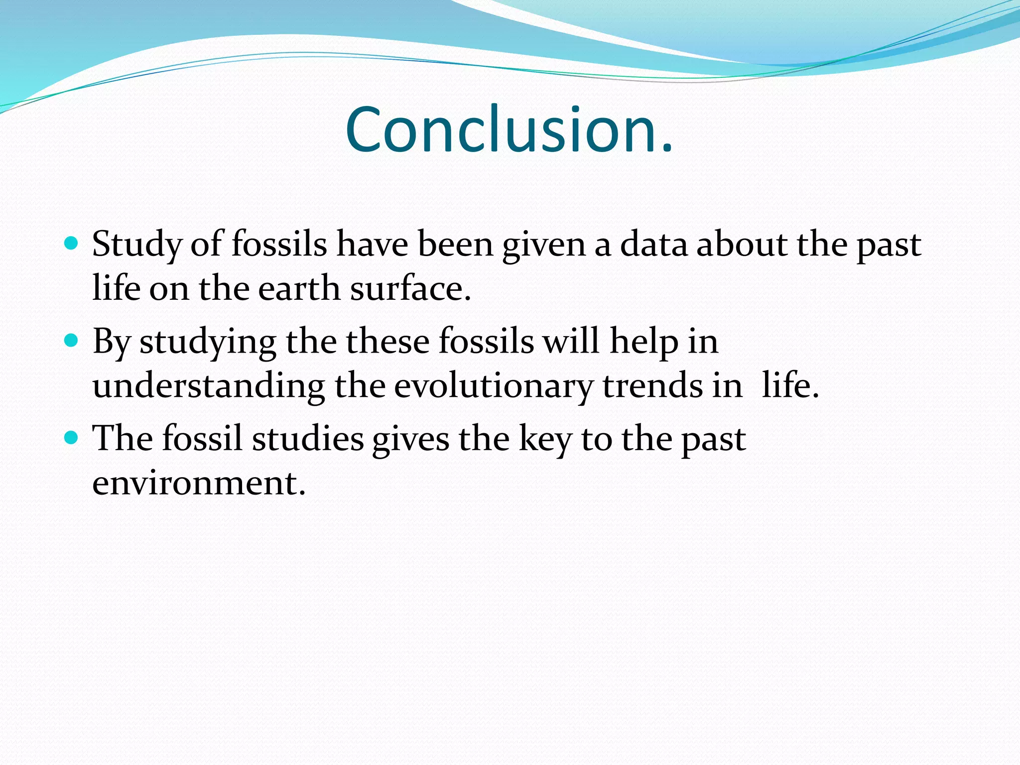 Types of fossils and uses | PPTX