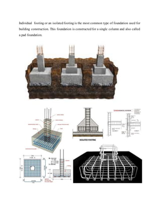 Types of foundation and their uses | DOCX