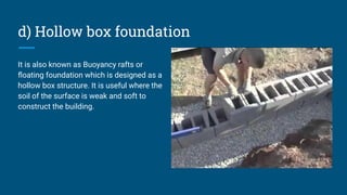 Types Of Foundations For Building - ARCHITECA | PPT