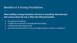 Types Of Foundations For Building - ARCHITECA | PDF