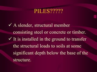 Building Technology 3_Types of Foundation Systems | PDF