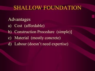 Building Technology 3_Types of Foundation Systems | PDF