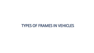 TYPES OF FRAMES IN VEHICLES-AUTOMOBILE Engineering .pptx