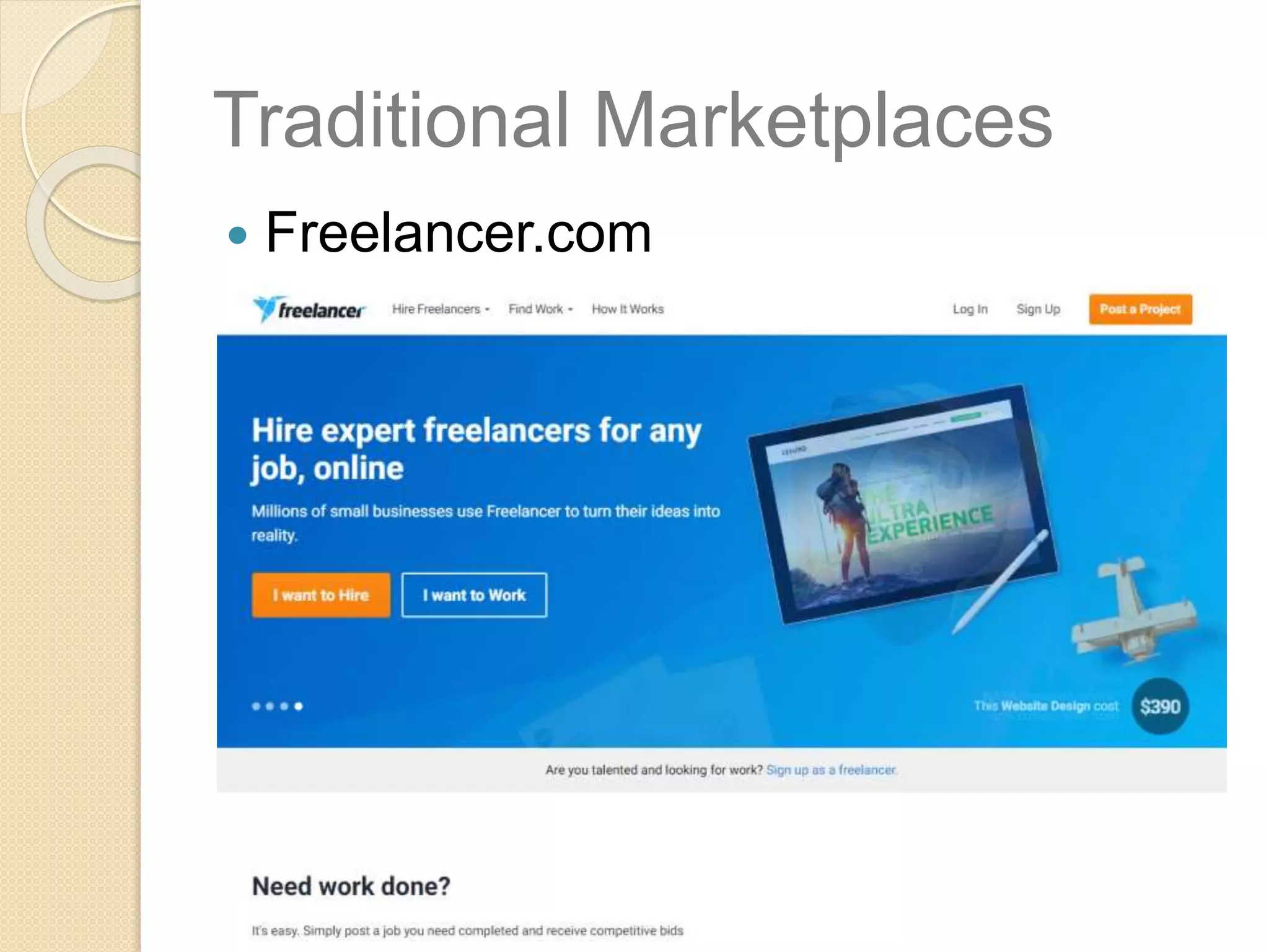 Types of freelance marketplaces | PPTX