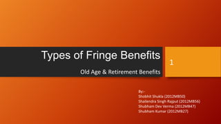 Types of fringe benefits | PPTX