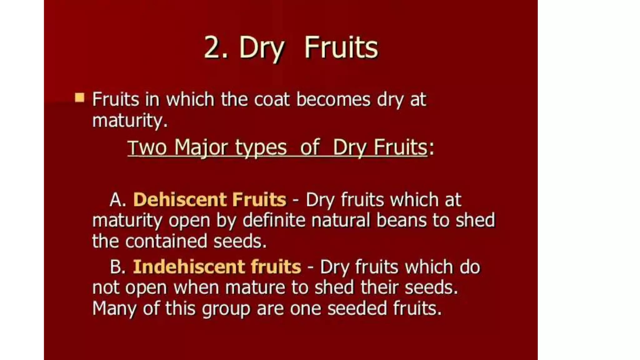 Types of fruit simple aggregate multiple | PPTX