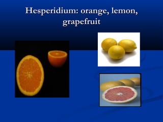 Types of fruits | PPT