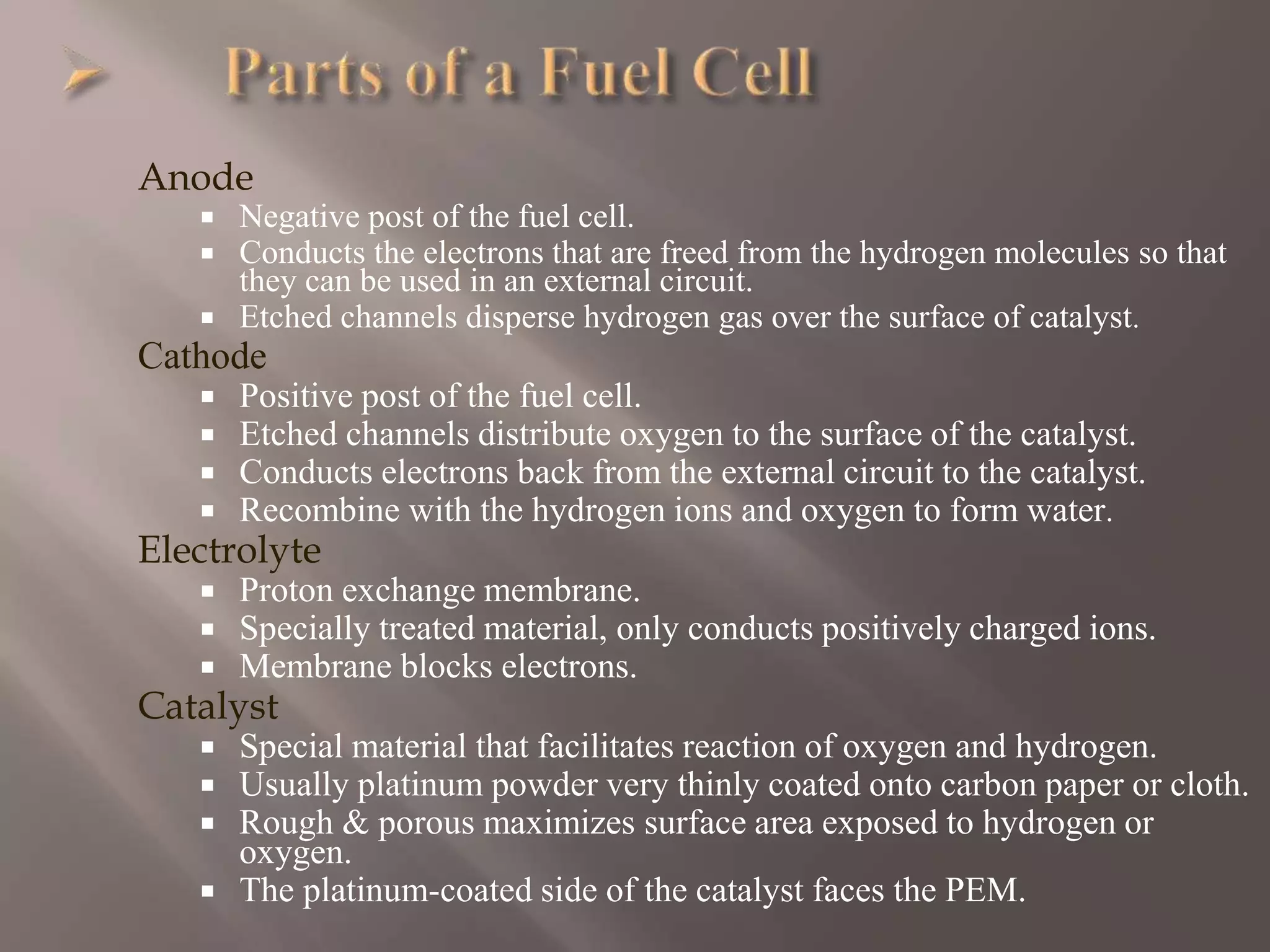Types of fuel cells | PPTX
