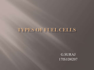 Types of fuel cells | PPTX