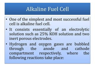 Types of fuel cells | PPTX