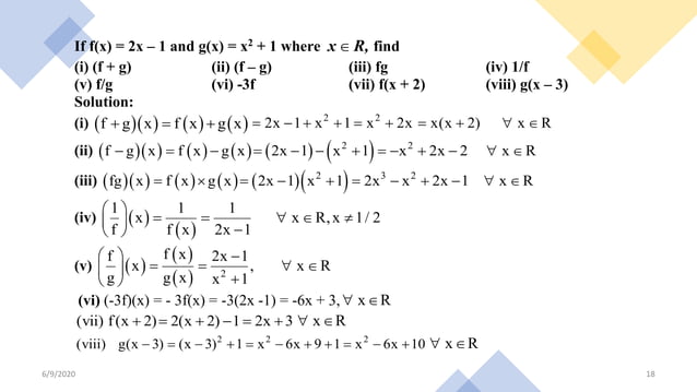 Types of function | PPTX