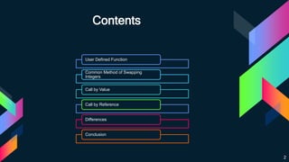 Types of function call | PPTX