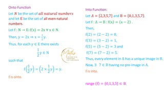 types of functions (relations and functions) | PPT