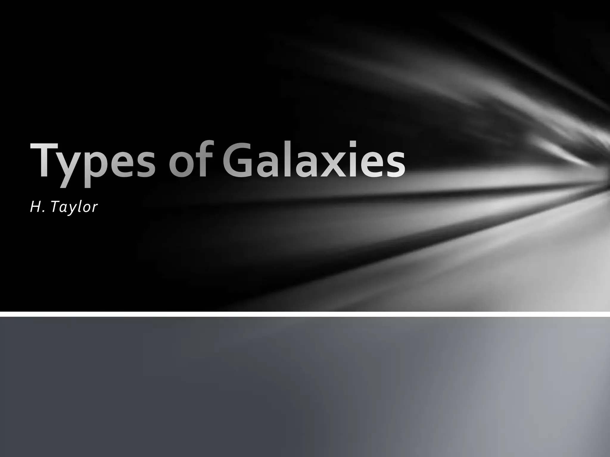 Types of galaxies | PPTX